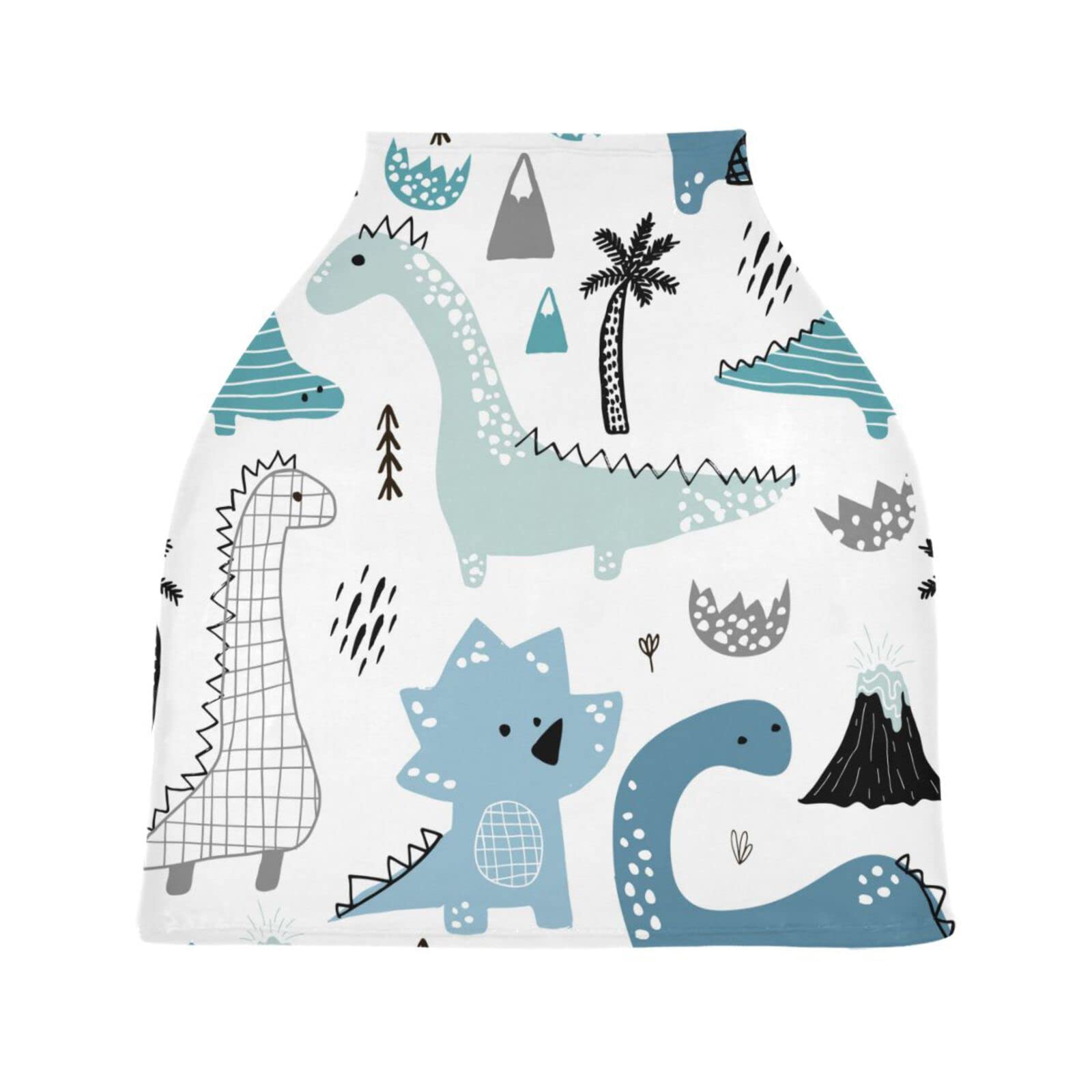 Nursing Cover Breastfeeding Scarf Cute Dinosaurs(k1)-for Baby Car Seat Covers, Stroller Cover, Carseat Canopy(228vb2b)