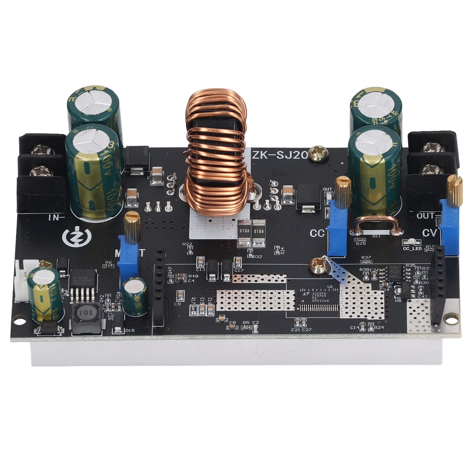 Oumefar MPPT Module, Potentiometer Adjustment DC 7-80V Input 300W 20A DC 1.4-79V Output Overpower Protection Boost Buck Converter Wide Application for LED Drive Consumerelectronics