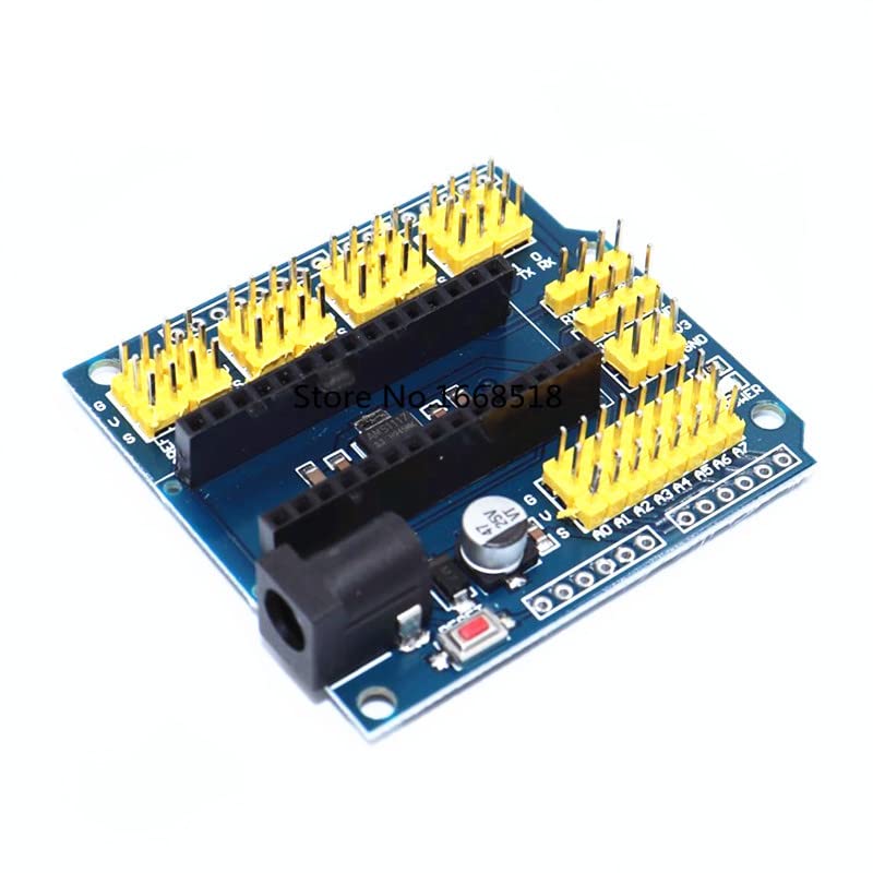 Nano I/O IO Expansion Sensor Shield Module for Arduino Nano V3.0 3.0 Controller Compatible Board I2C PWM Interface 3.3V