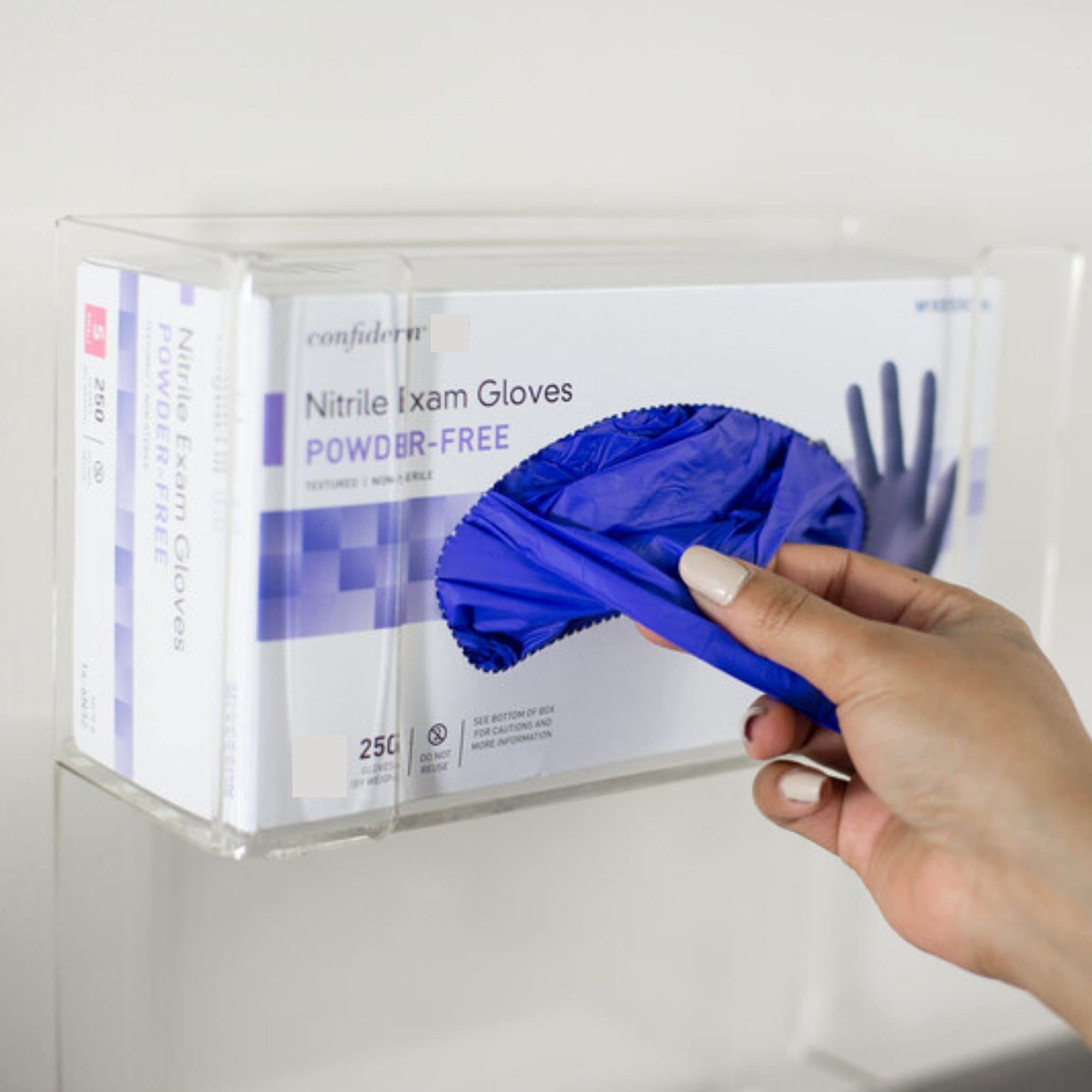McKesson Confiderm 3.5C Nitrile Exam Gloves, Non-Sterile, Powder-Free, Blue, Small, 200 Count, 1 Box