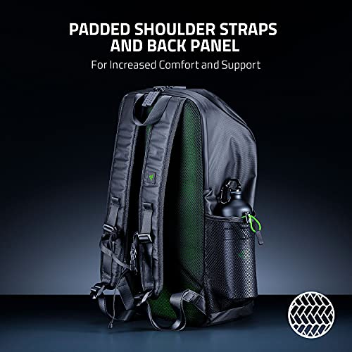 Razer Scout 16" Gaming Laptop Backpack: Lightweight Travel Carry On Computer Bag - Water Resistant - Fits 16 inch Notebook - Black