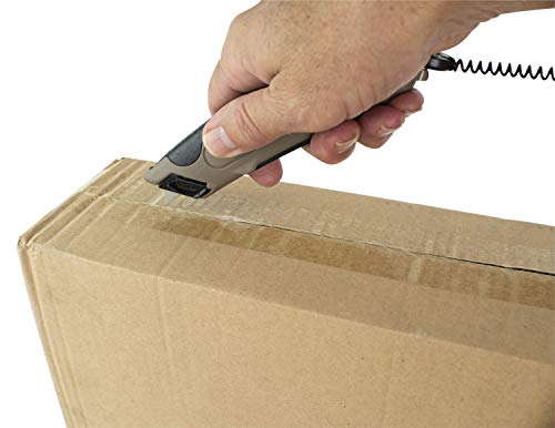 Spec Ops Tools Safety Knife Box Cutter, Includes Holster & Lanyard, 3% Donated to Veterans, black/tan
