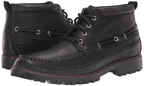 Sperry Men's Gold Authentic Original Lug Chukka Boot, Black, 12