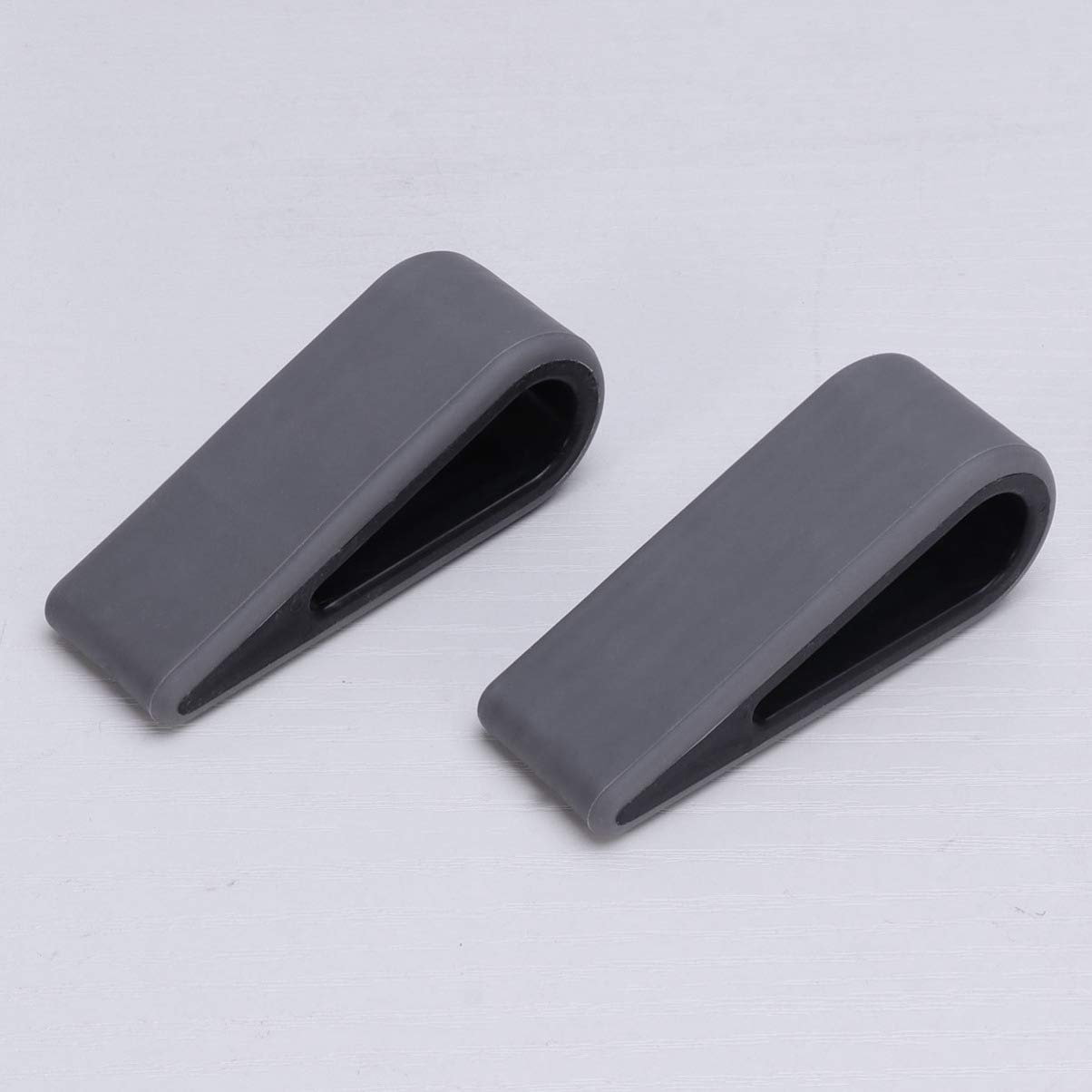 jojofuny 2Pcs Universal Laptop Computer Keyboard Stands Anti-Slip Silicone Tilting Wedge Riser Holder Portable Ventilated Stand for Notebook