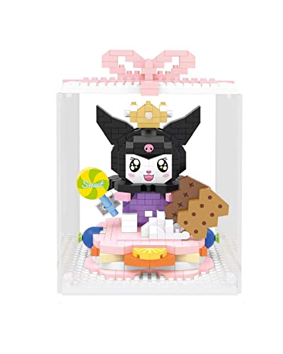 Micro Cartoon Building Blocks Building Toys Mini Building 3D Toy Pet Blocks Kit for Teens and Adults Dust-Proof Included (Little Devil)