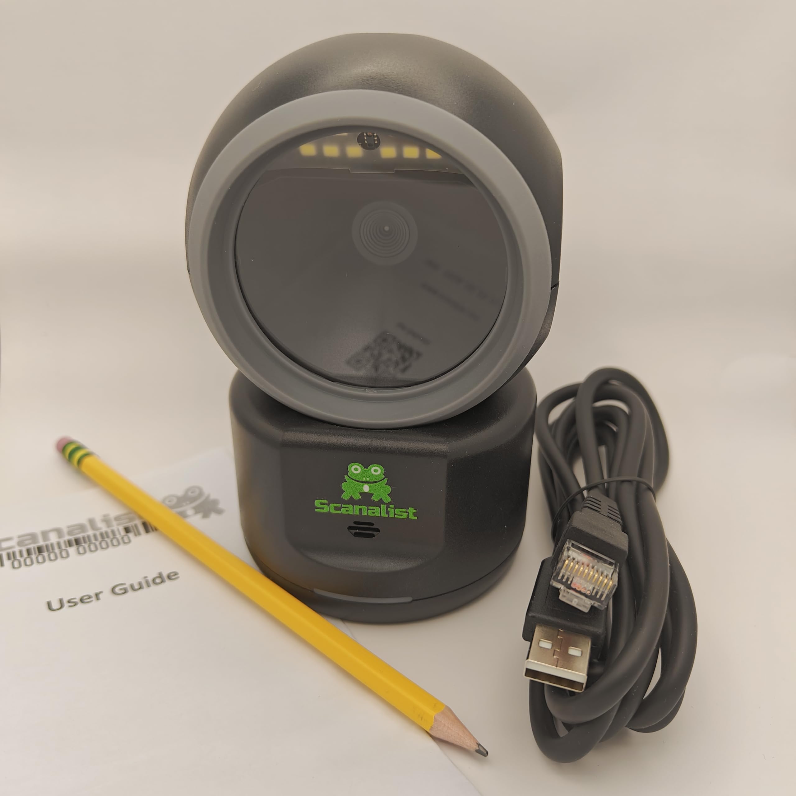 Scanalist Hands-Free Desktop Omnidirectional 1D 2D QR Barcode Scanner