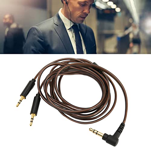 Replacement Cable for 3.5 MM to Dual 2.5 MM Headphones, Eliminates Skin Effect, Made of Oxygen Free Copper Wire Suitable for He400s He 400I He560 He 350 He1000 He1000 V2 47.2 in