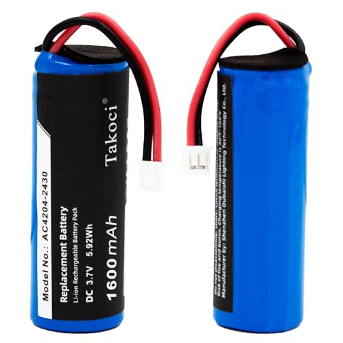 SCESMIA 10pcs Replacement Battery for D700 D760 D730 D740 D750 D755 D600 Barcode Scanner, Fits AC4204-2431 1610-00022 AC4204-2430 AC4204-2432 3.7 V 1600 mAh