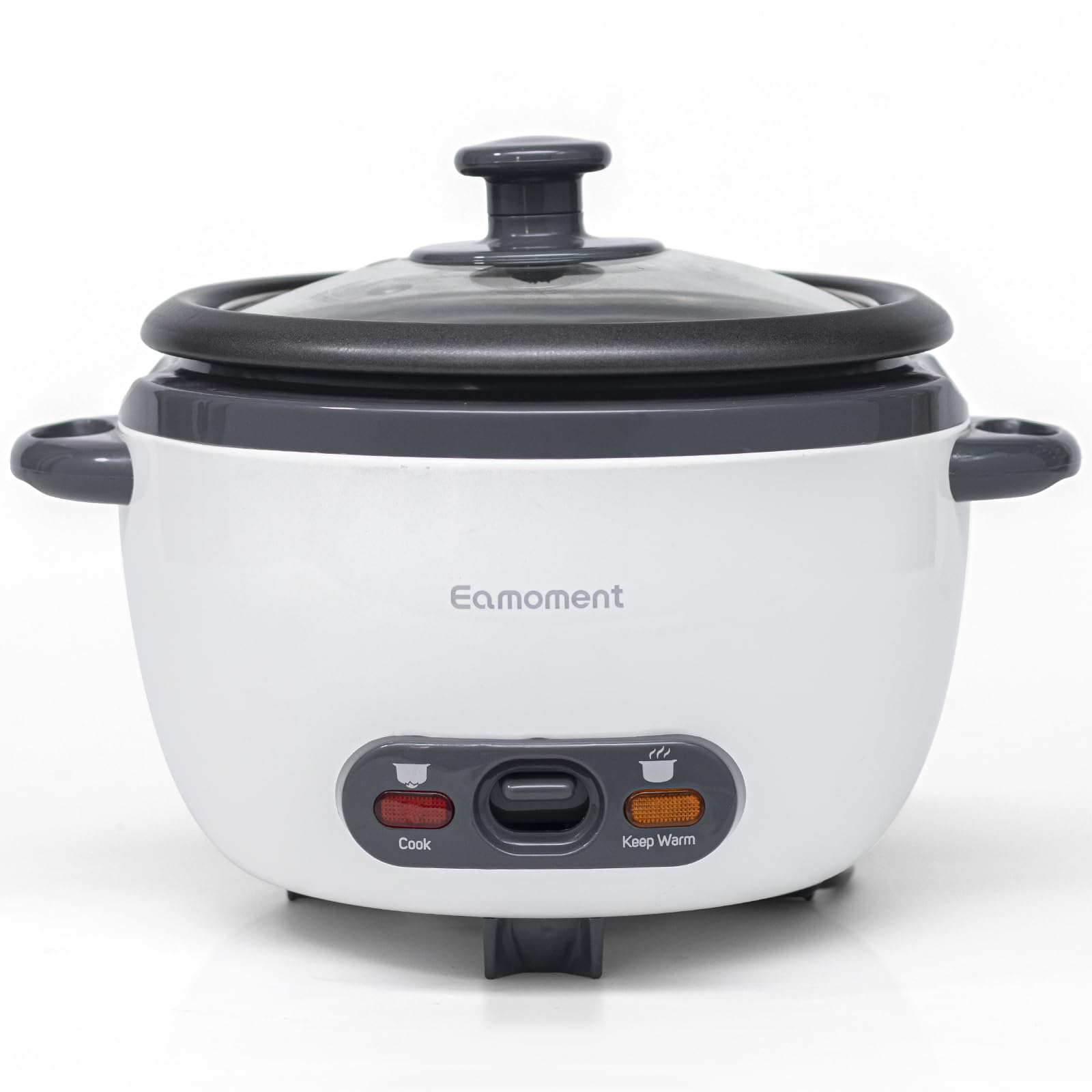 Small Rice Cooker 3 Cup White Portable Cook Rice and Automatic keep-Warm,Non Stick Pot,This Mini Rice Cooker is a Great Gift for College Students