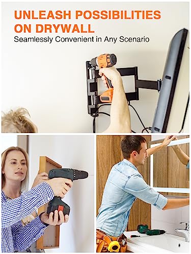 Mecurate Stud Finder Wall Scanner Sensor - 5 in 1 Electronic Stud with LCD Display & Audio Alarm for Wood AC Live Wire Metal Studs Detection Joist Pipe