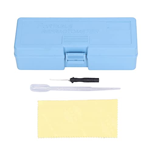 Refractometer Dual Scale Handheld Measuring Tool Sugar Brewing, Clear Reading Accurate Work for Various Industries