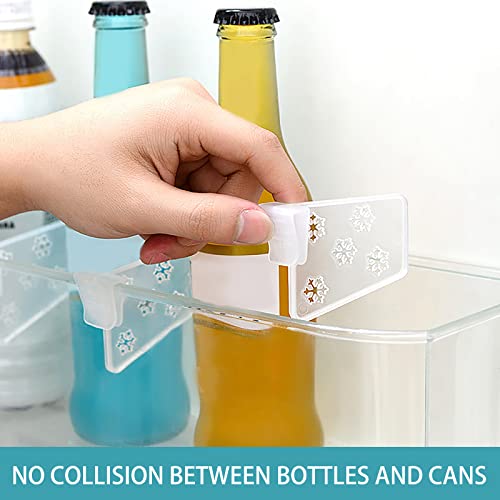 Plastic Refrigerator Dividers, 1 Pcs Adjustable -on Storage Box,Dresser Drawer Separators Tidy,Pantry - for Bedroom, Closet, Office, Dressing