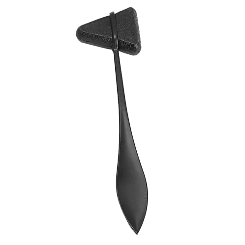 Neurological Diagnostic Hammer, PVC Neurological Percussion Hammer Ergonomic Black Triangular Mellow Portable for Muscle for Women