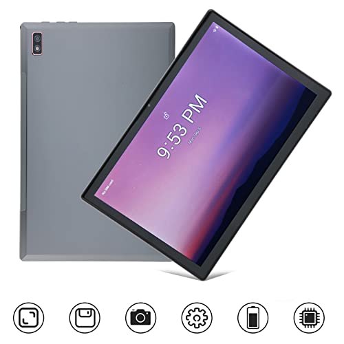Naroote 4G LTE Tablet 100‑240V 10.1 IPS Dual SIM Dual Standby 10.1 Tablet Octa Core (EU Plug)