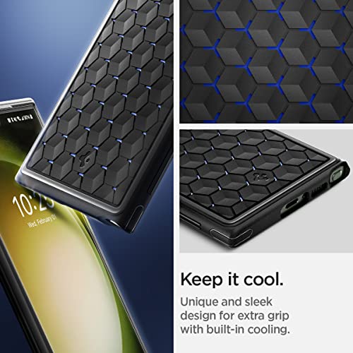 Spigen Cryo Armor Designed for Galaxy S23 Ultra Case (2023) - Matte Black