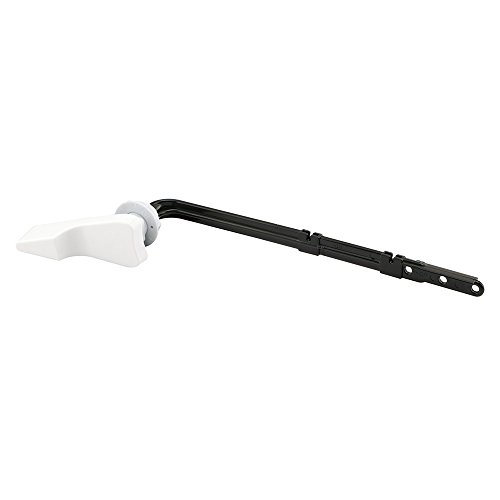 Prime-Line MP56500 Toilet Tank Lever, Adjustable, Plastic, White Handle, Fits Fluidmaster Sure-Fit (Single Pack)