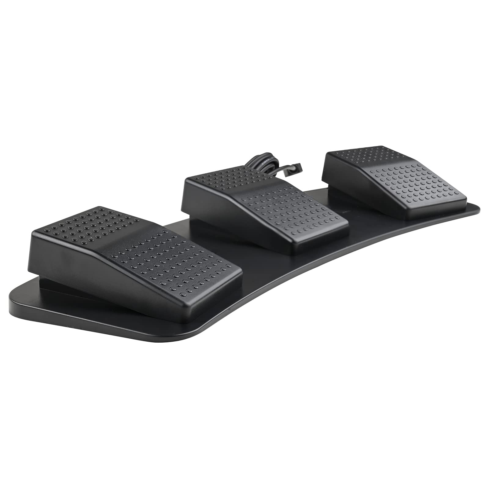 Powboro USB Foot Pedal PC Triple 3 Keys Foot Control Switch Keyboard HID Programmable Shortcut Hotkey Mouse Action for Video Game Discord