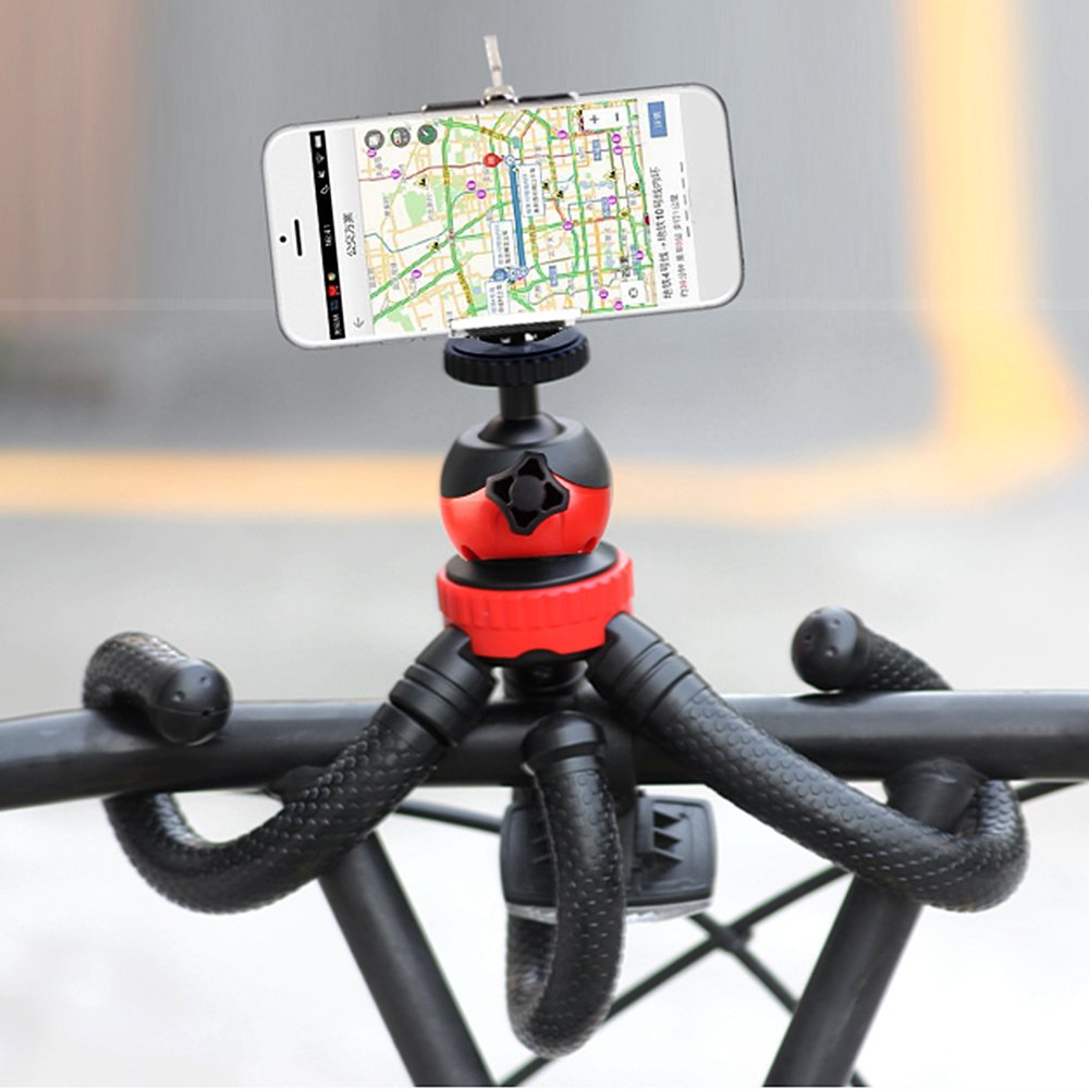 Flexible Mini Tripod Octopus Spider Stand Holder w/360 Ball Head for Yi GoPro Heor Action Camera for Canon Nikon for iPhone X 8