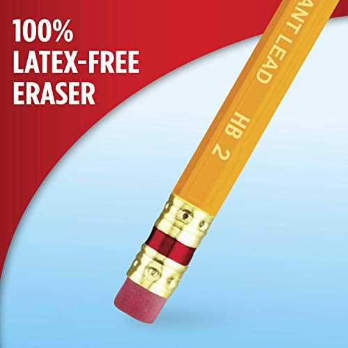 Paper Mate EverStrong 2 Pencils, Reinforced, Break-Resistant Lead When Writing, 72 Count