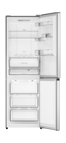 SHARP SJB1255GS Refrigerator with Bottom-Freezer, Counter-Depth, 24 Inch, 11.5 Cubic Foot, Stainless Steel