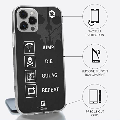 Phone Case Jump Die Gulag Repeat Warzone Design Silicone Transparent - Compatible iPhone and Samsung (iPhone XR)