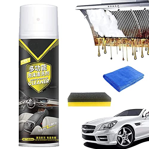 Wxgreats Shima Foam Cleaner - 650ml Shima Multifunctional Foam Cleaner, All Purpose Bubble Cleaner, the Best Powerful Stain Removal Kit for Car and House Cleaning
