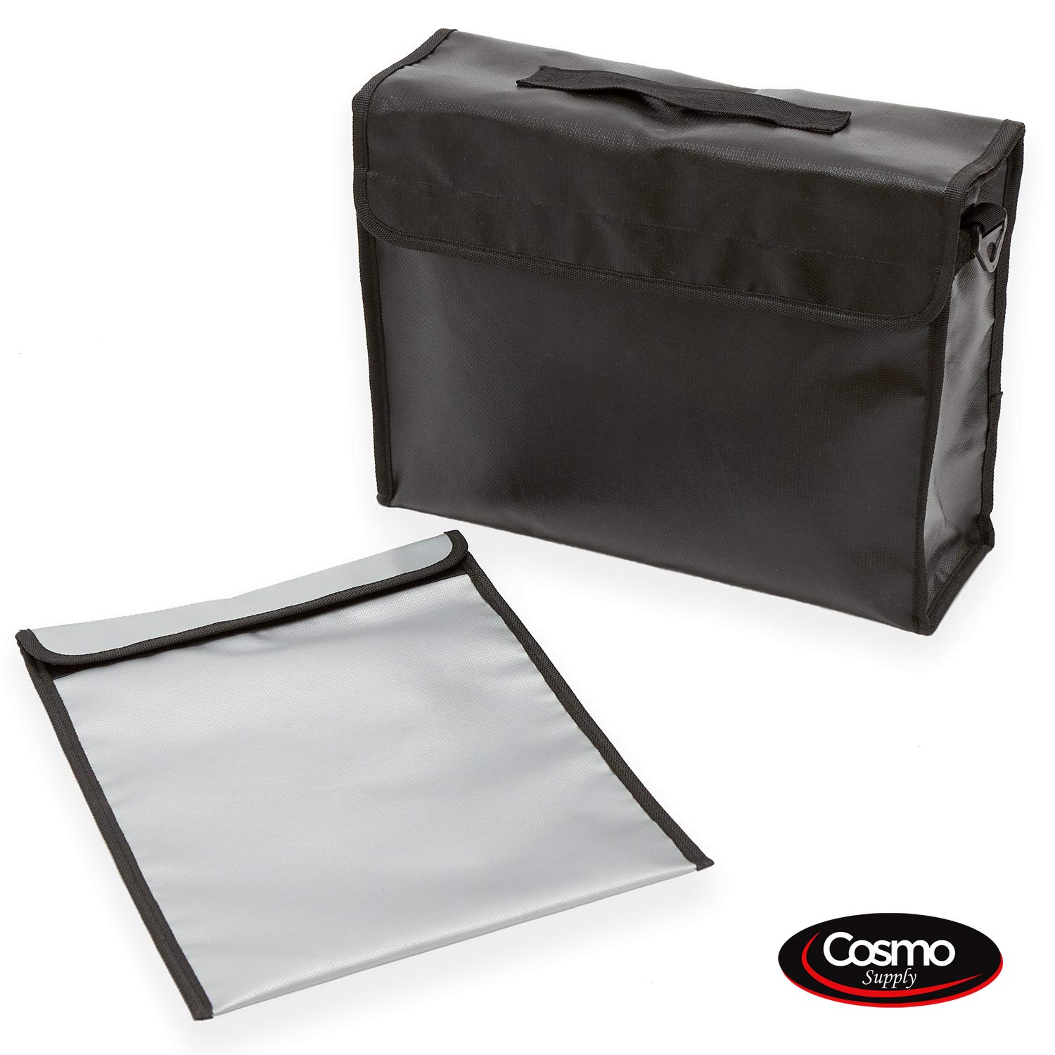 Fireproof Document Bags - Safe - Fireproof - Silicone - Waterproof - Storage - Passport Holder - Money Bag - Jewelry Organizer - Money - Coins - Photo Album - Document Holder - Fireproof Safe
