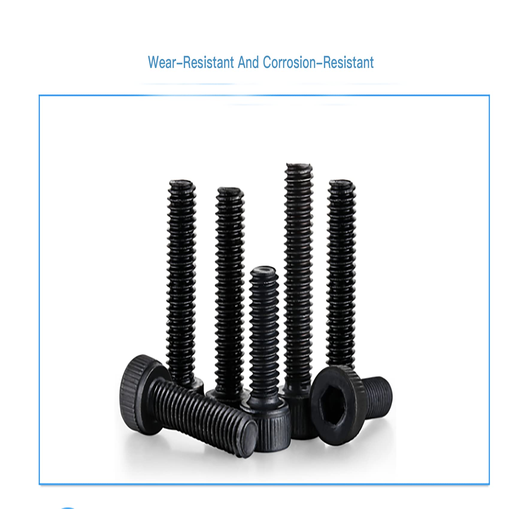 M3x5 6 8 10 12 16 20mm Screw Assortment Metric Hex Socket Head Bolts Nuts Small Screws for 3D Printer DIY RC Cars