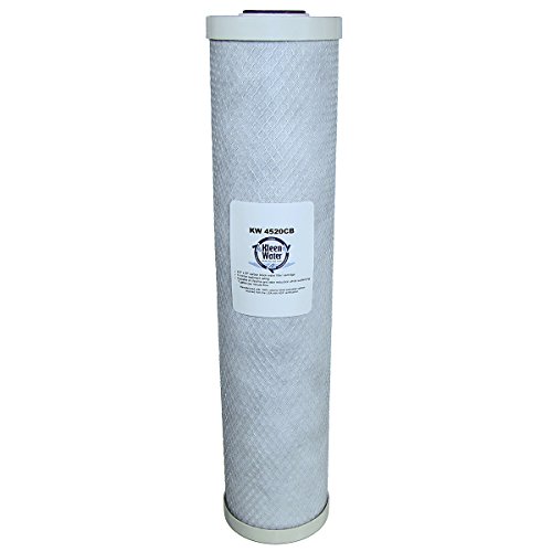 KleenWater Brand Carbon Block Replacement Water Filters, Compatible with Pentek EP-20BB & K X Matrix 32-425-125-20 4.5 x 20 Inch, Set of 2
