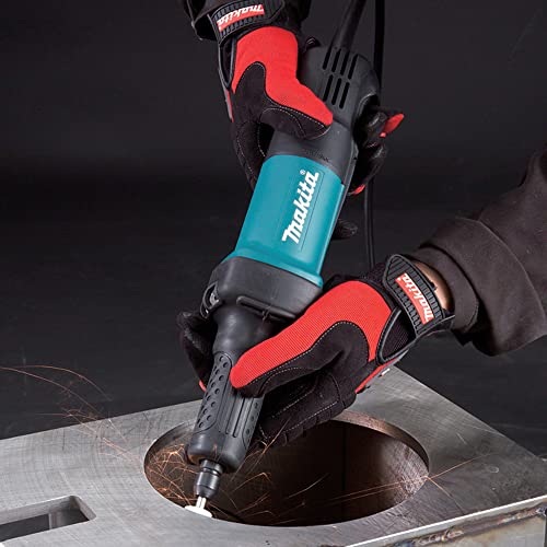 Makita GD0600 1/4" Paddle Switch Die Grinder, with AC/DC Switch, Blue
