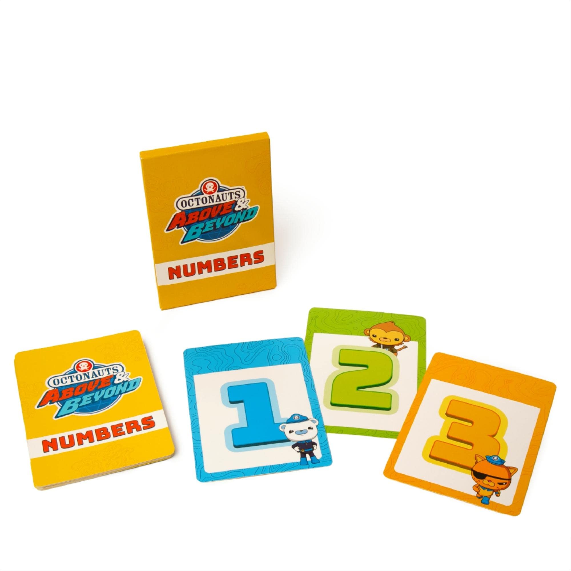 Mighty Mojo Octonauts Kids Classic Flash Cards Set β Learn Alphabet and Numbers - Fun Educational Game for Boys and Girls - Octonauts Party Game Toys - Family Game Night β Learning Edition