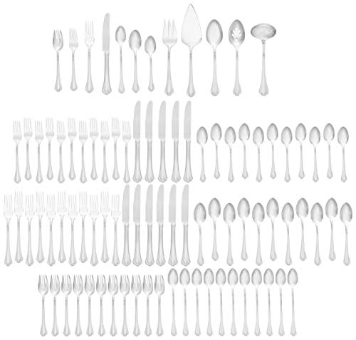 Lenox 892282 Alcott 89-Piece Flatware Set