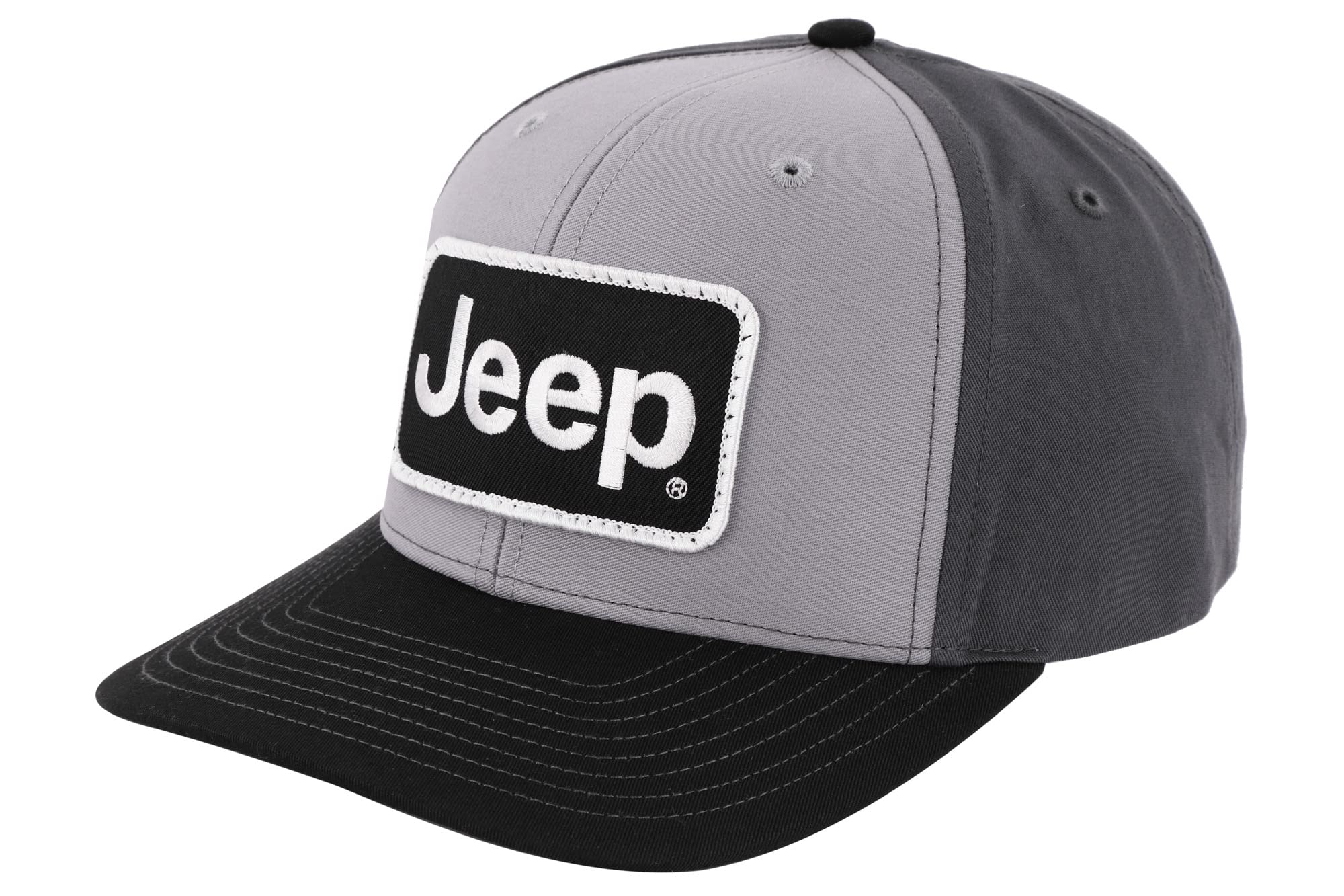 Jeep Premium Trucker Hat for Men Patch Black/Grey/Charcoal