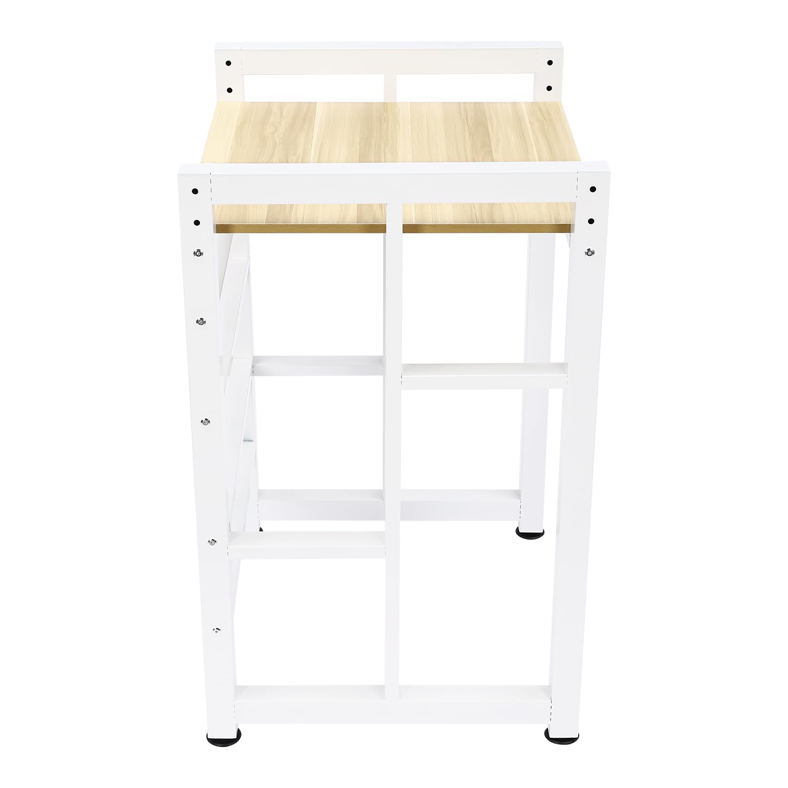 Stacking Dryer Rack Stand, Floor Mount Storage Shelf with Adjustable Laminate, Heavy Duty Over Washer and Dryer Shelves, Washing Machine Rack for Bathroom, Laundry Room, Apartments Garages