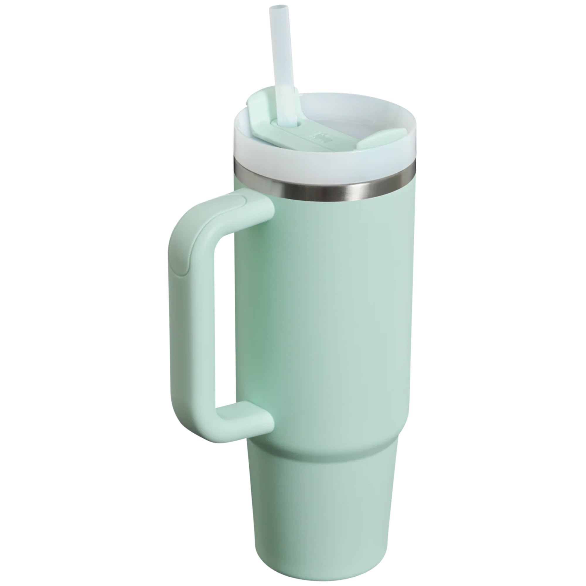 STANLEY Quencher H2.0 FlowState Stainless Steel Vacuum Insulated Tumbler with Lid and Straw for Water, Iced Tea or Coffee (MInt, 40 oz)