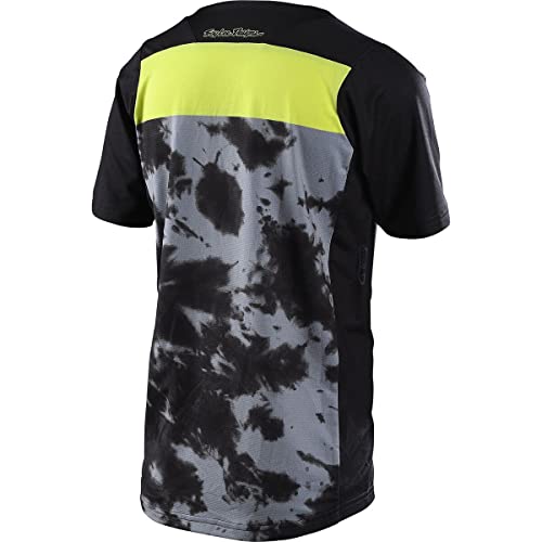 Troy Lee Designs Cycling MTB Bicycle Mountain Bike Jersey Shirt for Youth, Skyline SS Jersey (Charcoal, LG)