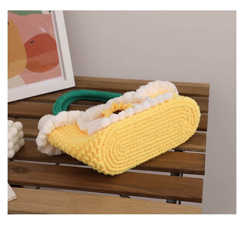 LSDJGDDE Hand-Knitted Bags Wool Homemade Material Package Hand-Knitted Finished Bags to Send Girlfriend Gifts