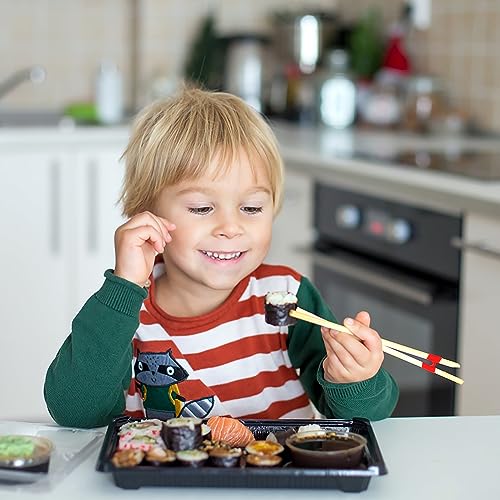 TIESOME 16Pcs Reusable Chopstick Helpers, Training Chopstick Hinges Connector Practice Chopsticks for Adults, Kids, Beginner, Trainers or Learner