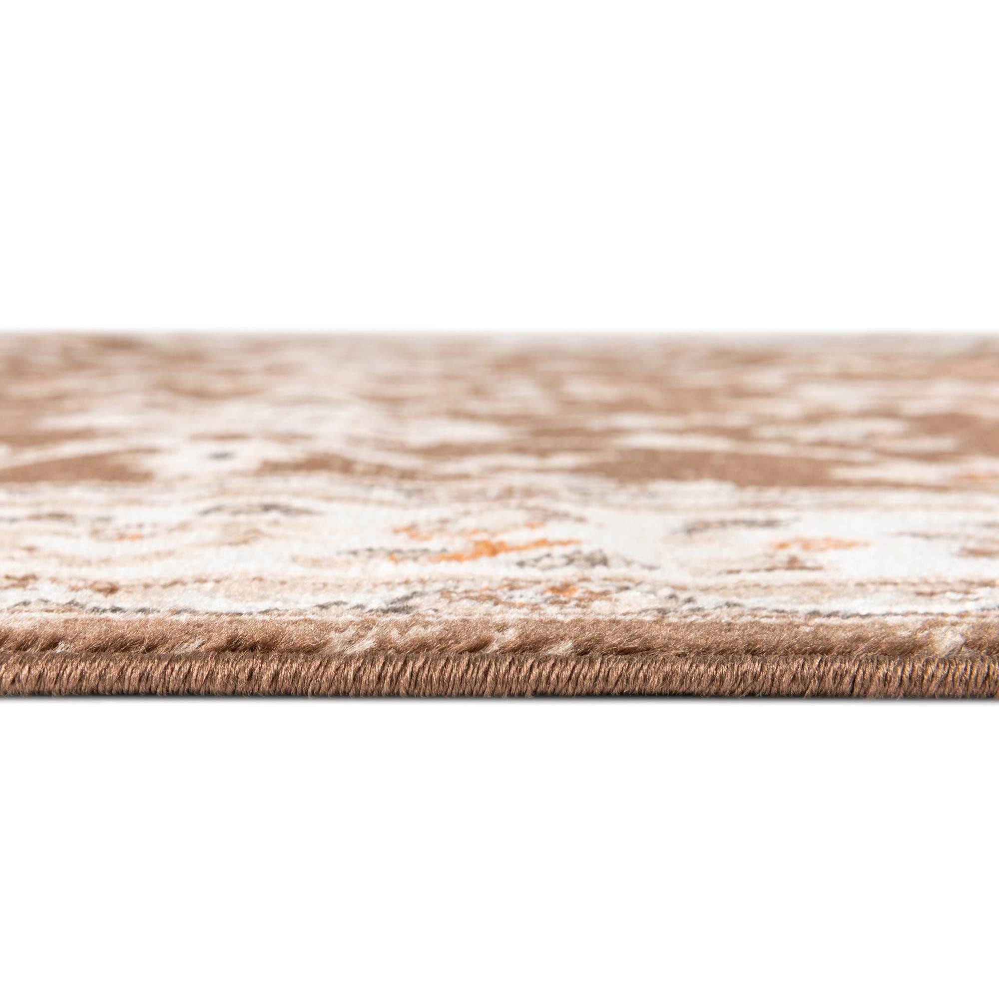 Rugs.com Charlotte Collection Rug β 2' x 3' Brown Low-Pile Rug Perfect for Living Rooms, Large Dining Rooms, Open Floorplans
