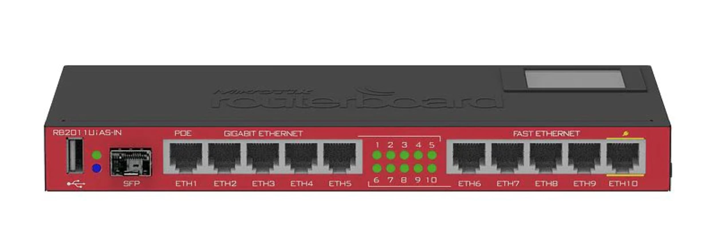 MikroTik RouterBoard RB2011UiAS-IN 1 SFP Port Plus 10 Port Ethernet