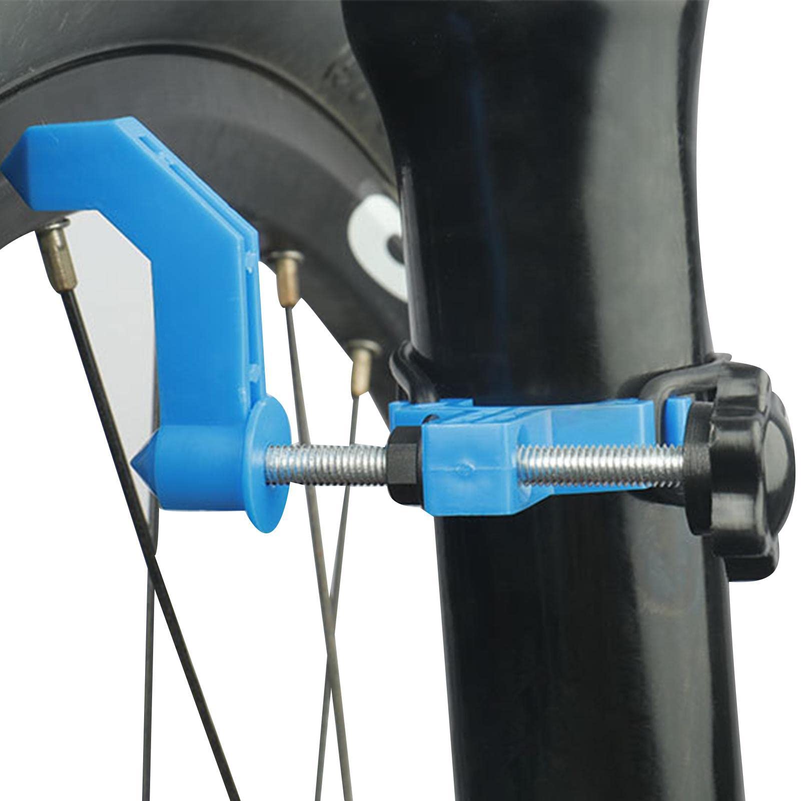Gecorid Wheel Tuning Stand,Portable Mountain Adjustment Tool | Repair Tools with Precise Screw Adjustment for Bikes, Bicycles, Mountain Bikes for Cycling, Mountaineering, Competition