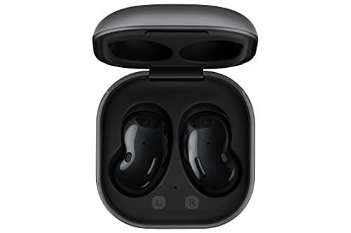 SAMSUNG Galaxy Buds Live, True Wireless Earbuds with Active Noise Cancelling, Microphone, Charging Case for Ear Buds, US Version, Onyx Black (Renewed)