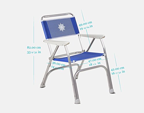 FORMA MARINE Boat Chairs White Vinyl MESH Deck Folding Marine Aluminum Furniture Set of 2 M100PW