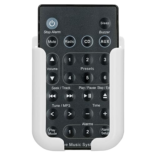Replaced Remote Control Compatible with Bose Wave Music System I II III Wave Music Radio/CD AWRCC1 AWRCC2 AWRCC3 (Black)