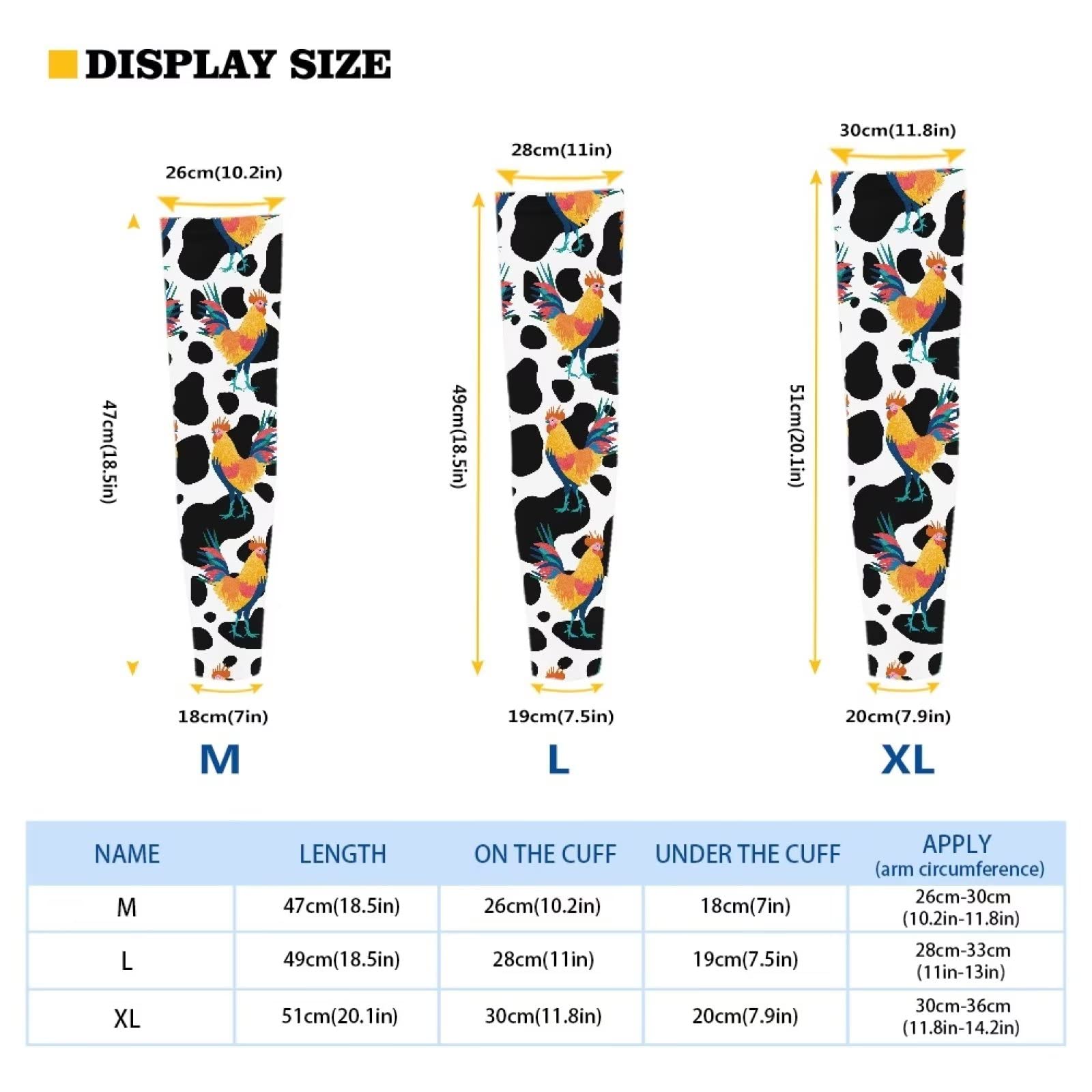 JEOCODY Blue Polynesian Daisy Sun Protection Arm Sleeves for Women Tattoo Cover Up Summer Shield UV Protective Shield UV Protective