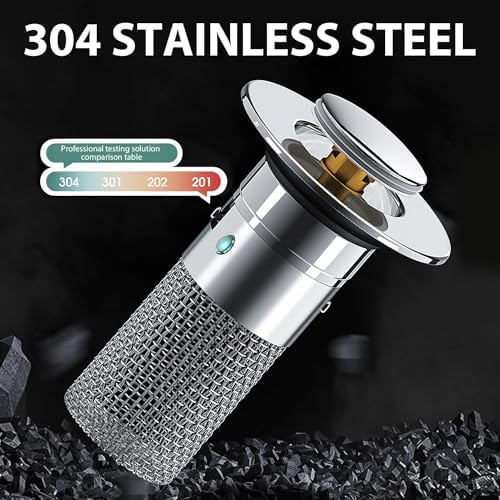 Stainless Steel Floor Drain Filter,Bathroom Sink Stopper Hair Catcher with Removable Stainless Steel Filter Basket Hair Catcher,Isolate Odor Pop Up Sink Drain Filter(2Pcs)