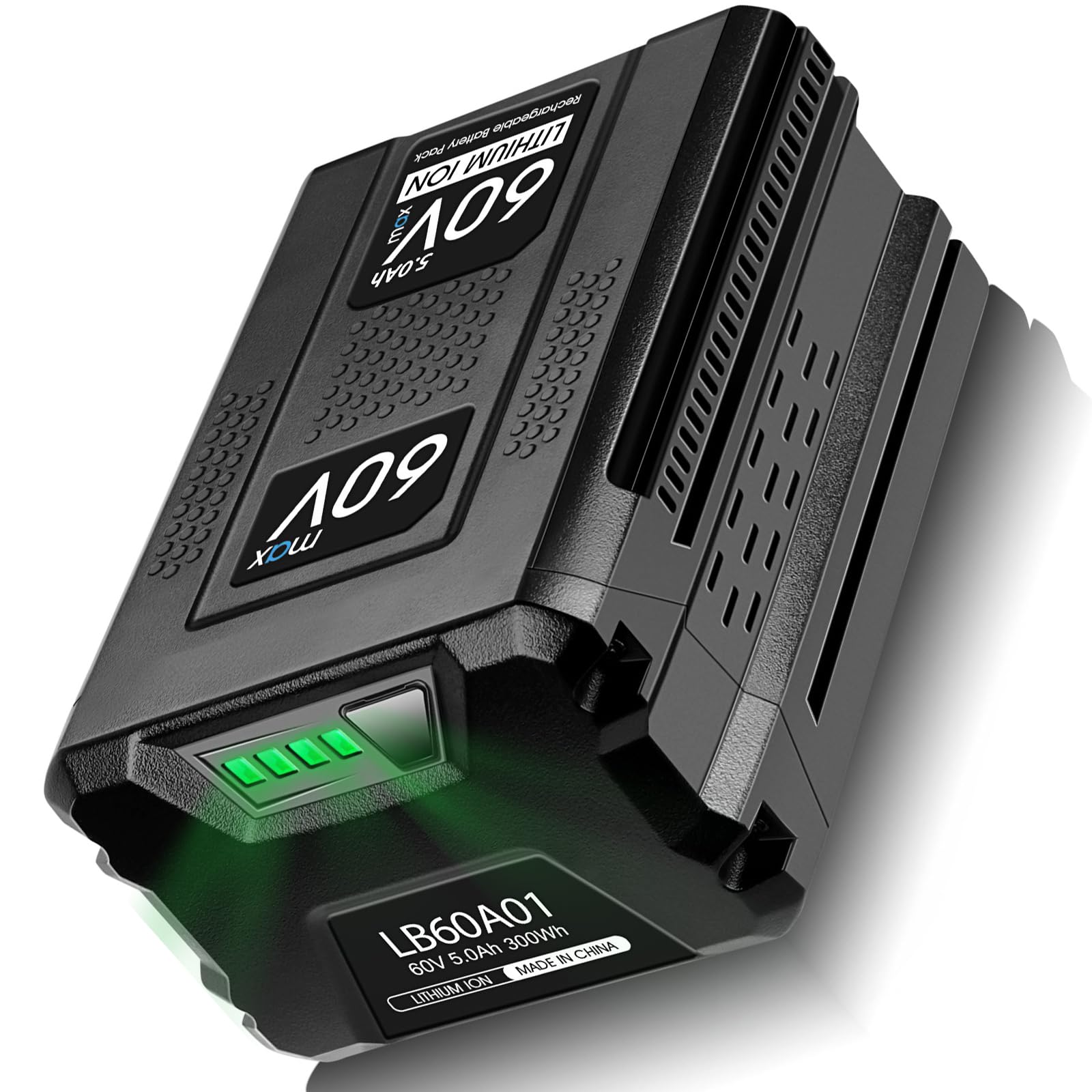TenHutt 【for Greenworks 60V】 5.0Ah Replacement Battery for Greenworks PRO 60V Max Lithium Ion Battery LB60A03 LB60A02 LB60A00 Cordless Power Toolt Battery(JUST for GREENWORKS 60V)