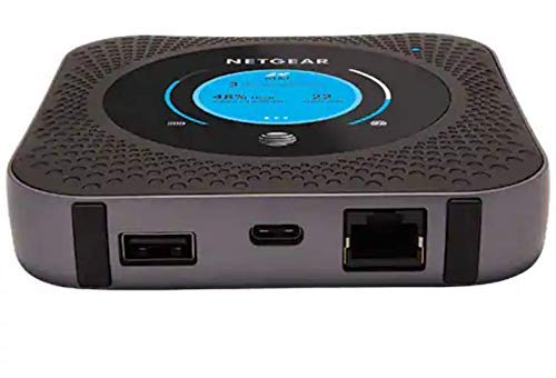 Netgear Nighthawk MR1100 4G LTE Mobile Hotspot Ethernet Router (AT&T GSM Unlocked)(Steel Gray) (Renewed) dual band