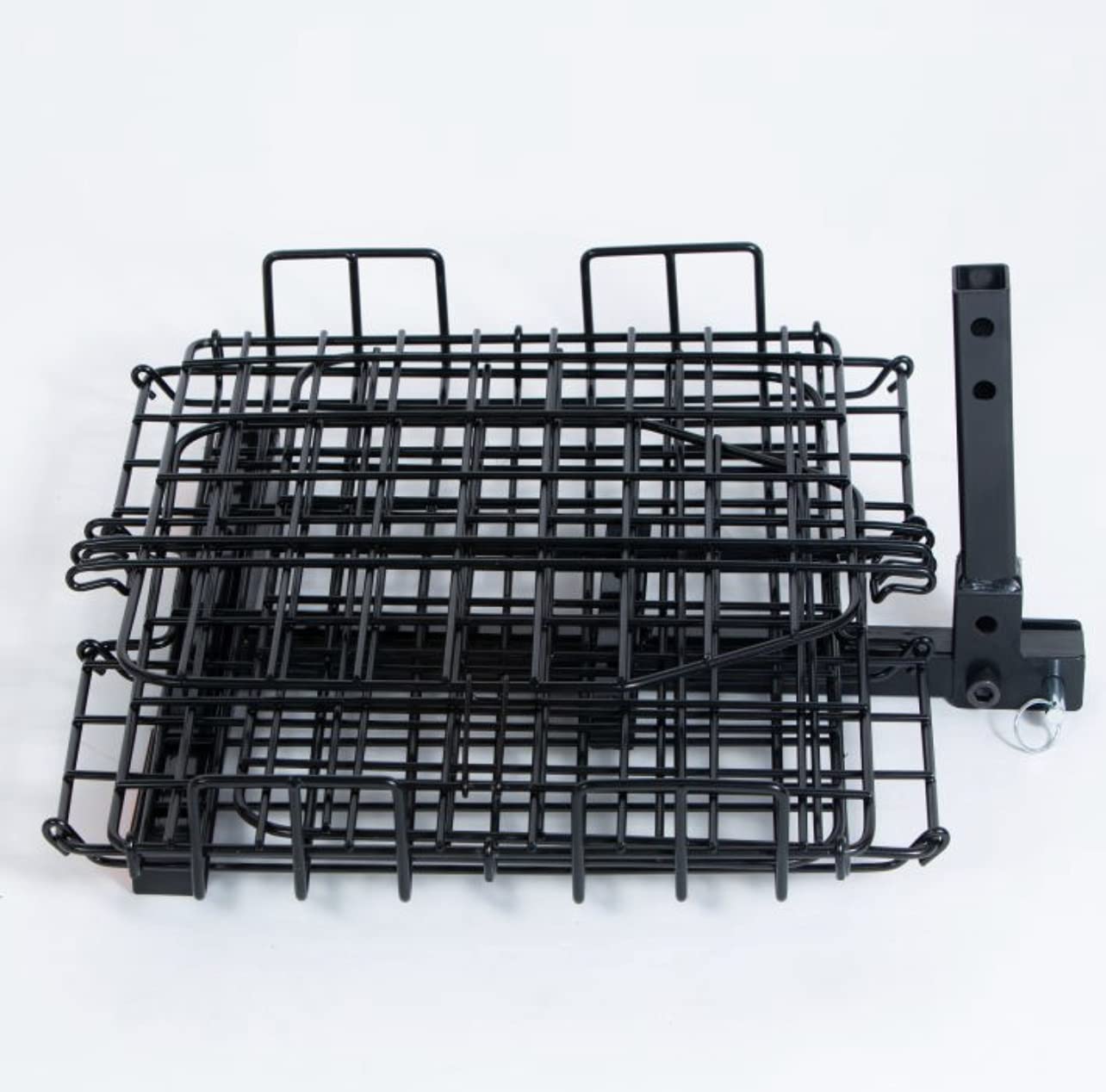 Foldable Folding Scooter Rear Basket for Golden & Pride Mobility Scooters & Powerchairs (Only Works with Scooters & Power Chairs Equipped with 1" x 1" Hitch Receiver)