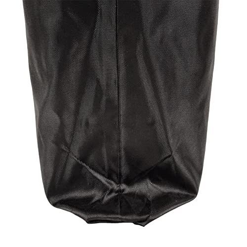 Sweda Nylon Folding Shopping Tote | Reusable Grocery Bag | Multipurpose Heavy Duty Tote | Large Capacity Eco-friendly Shopping Bag - Black